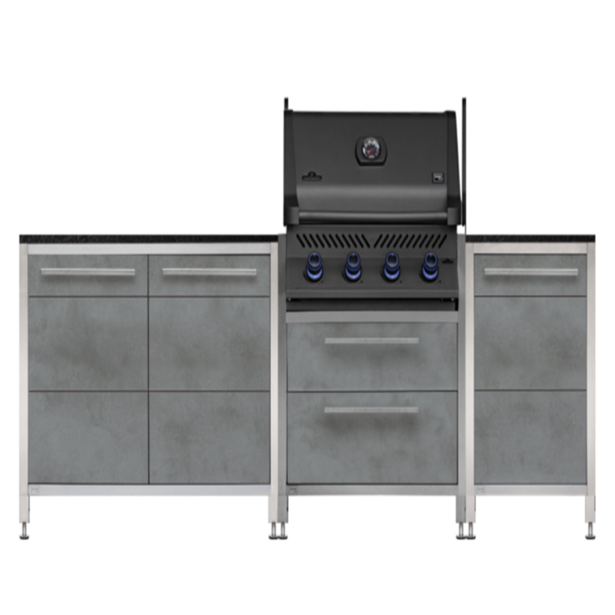 Burnout 'smoke' Modular Outdoor Kitchen – AOS kitchens
