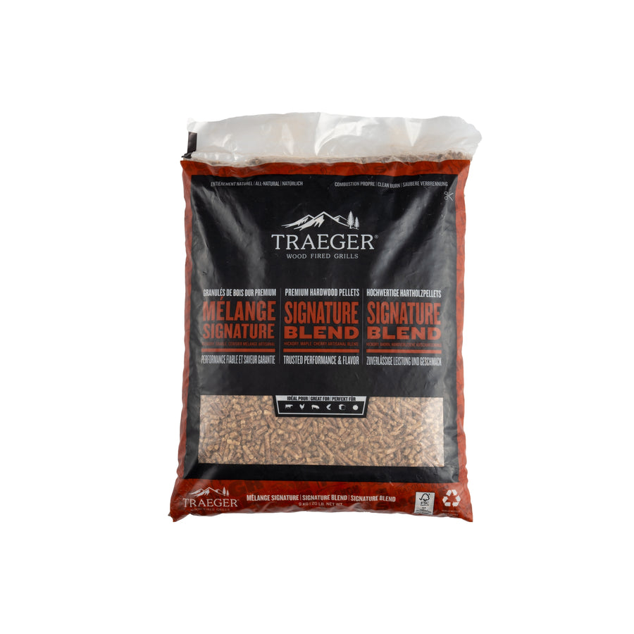 Traeger Signature Blend Pellets 9 KG Bag – AOS kitchens